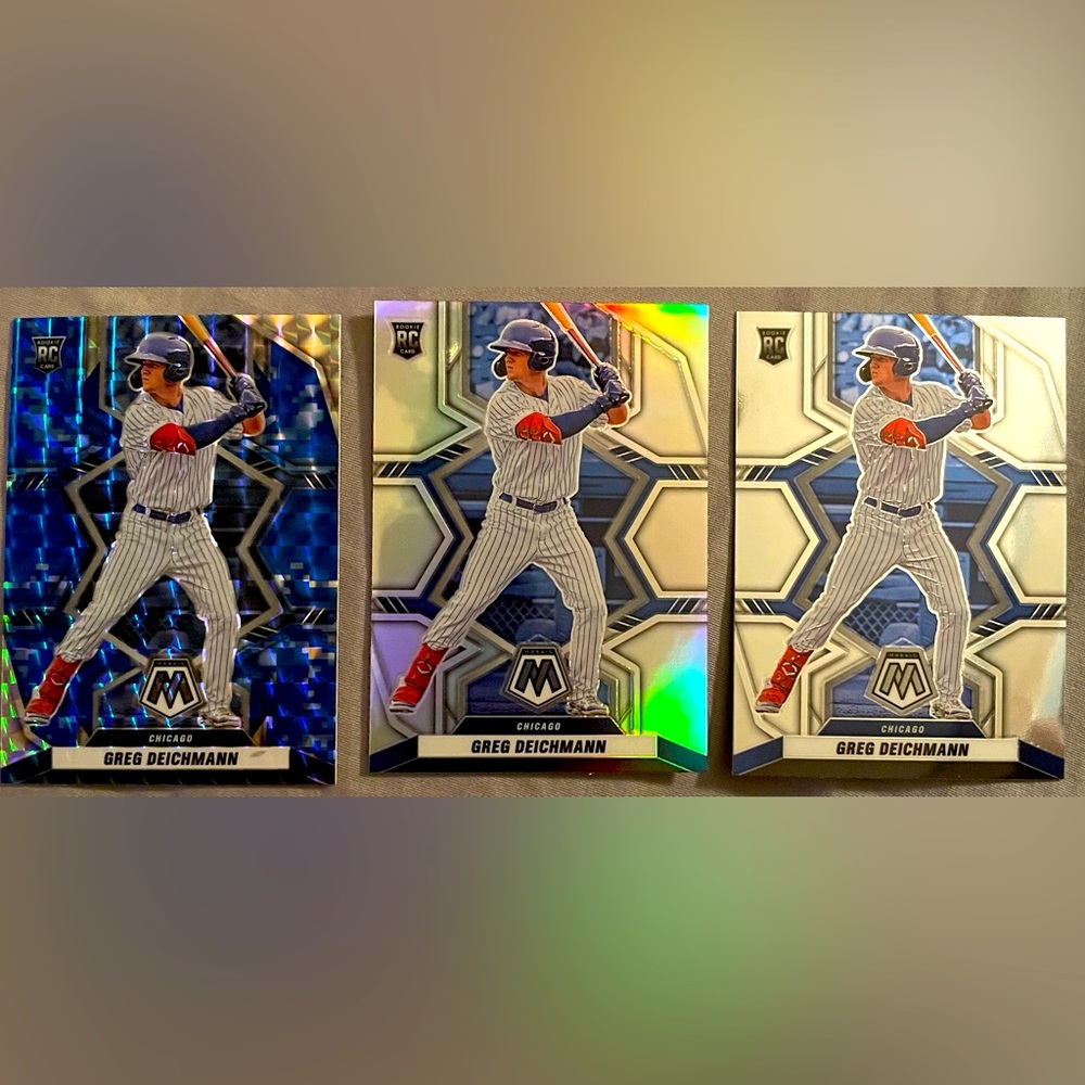 2022 Greg Deichmann Blue-Silver-Original Mosaic Prizm… - Gem